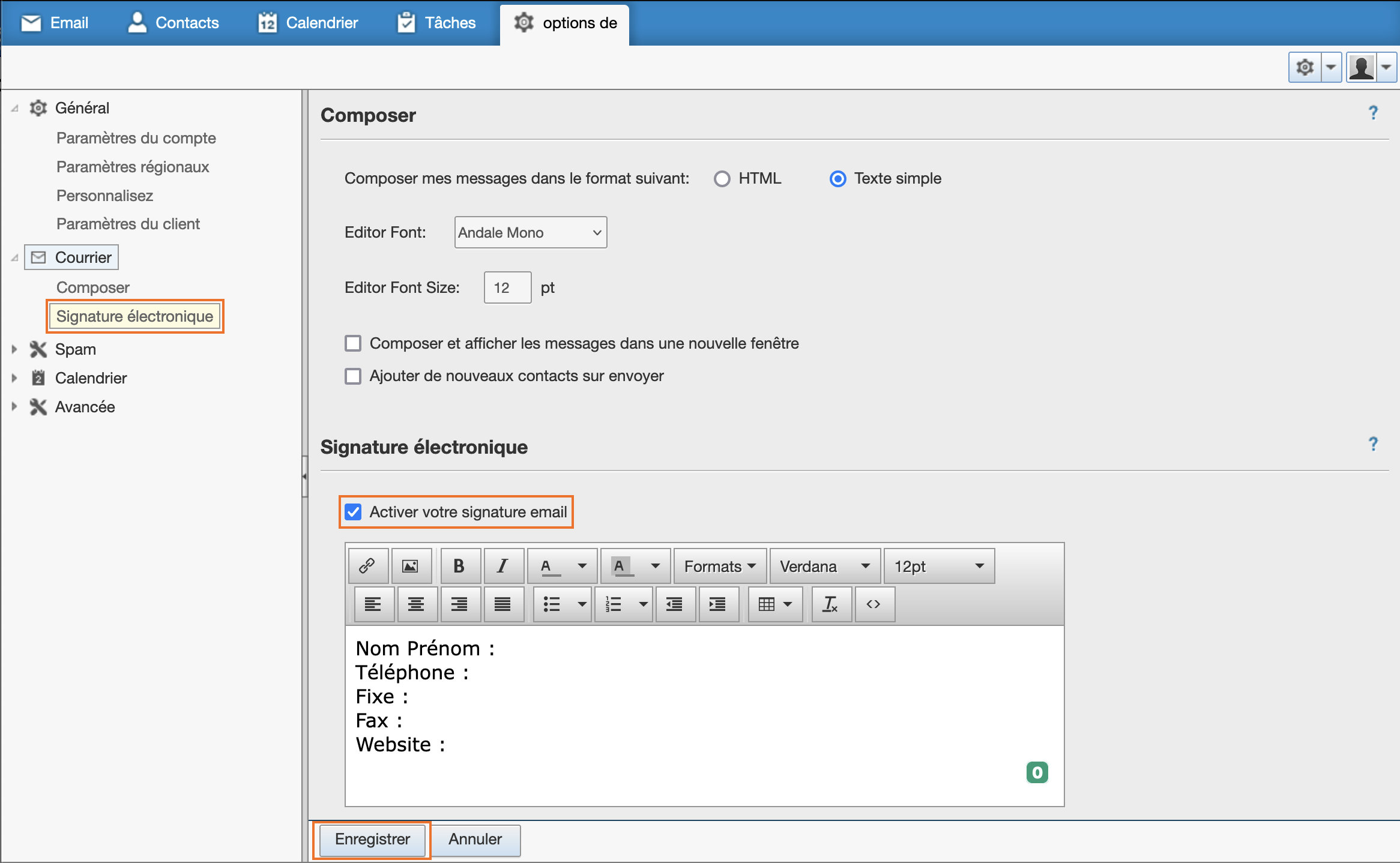 Comment ajouter une signature dans mes e-mails envoyés ? – Heberjahiz