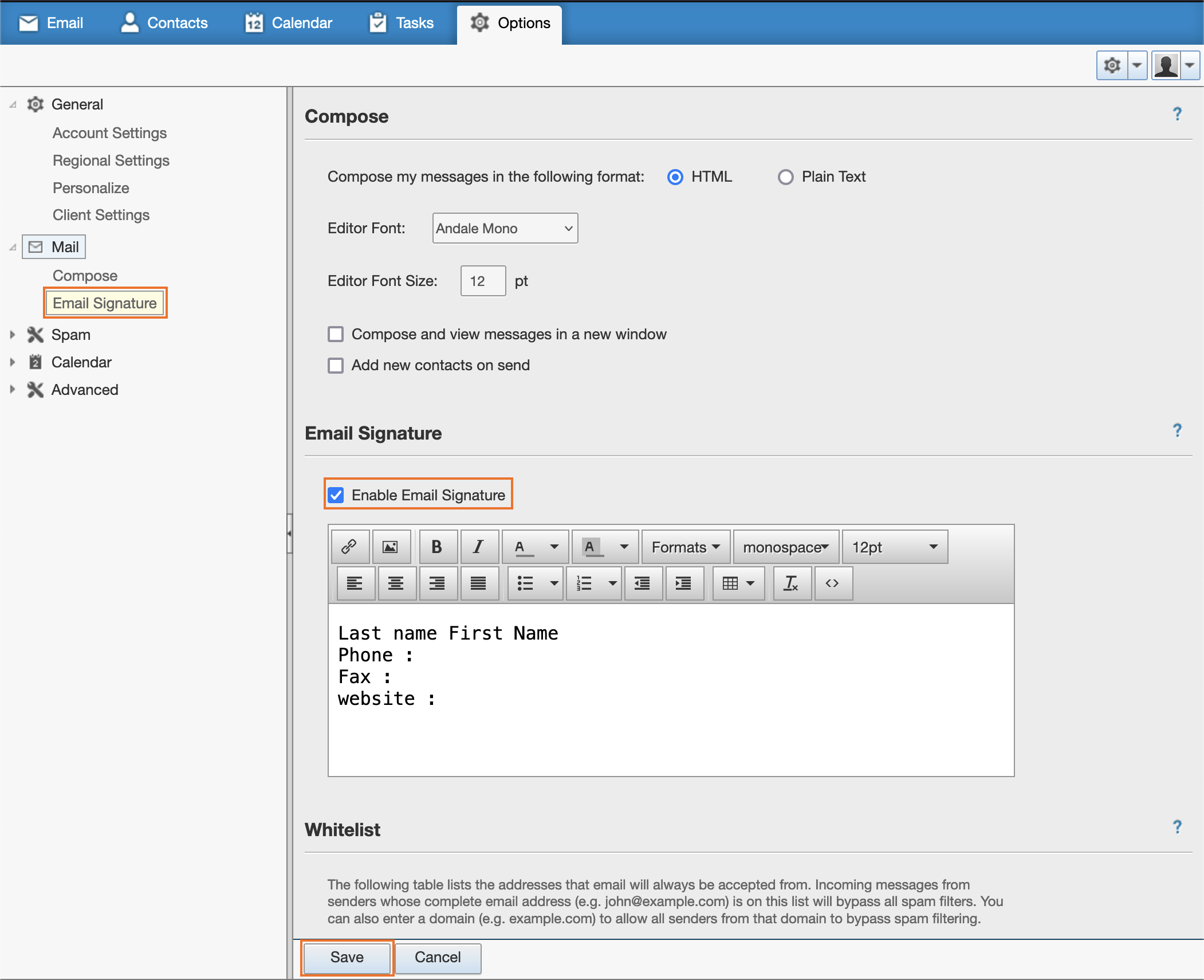 How do I add a signature to my sent emails ? – Heberjahiz