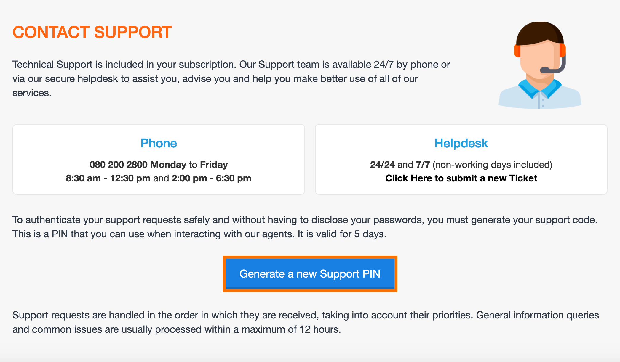 How to generate a support code? – Heberjahiz