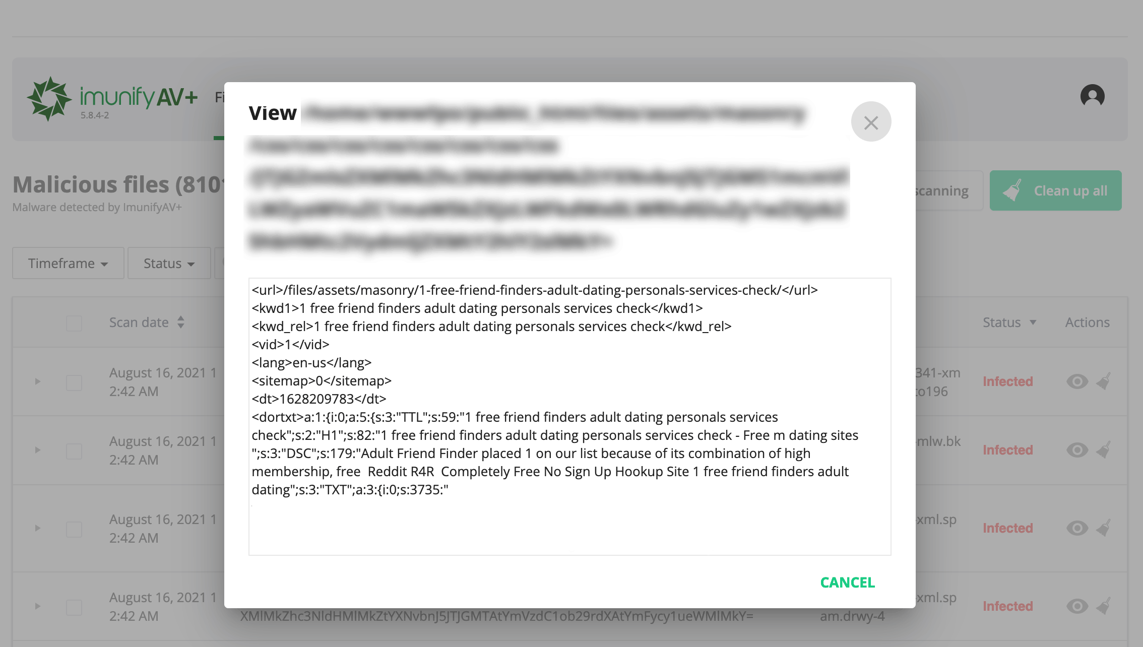 How to identify and clean malicious files with ImunifyAV on cPanel ...