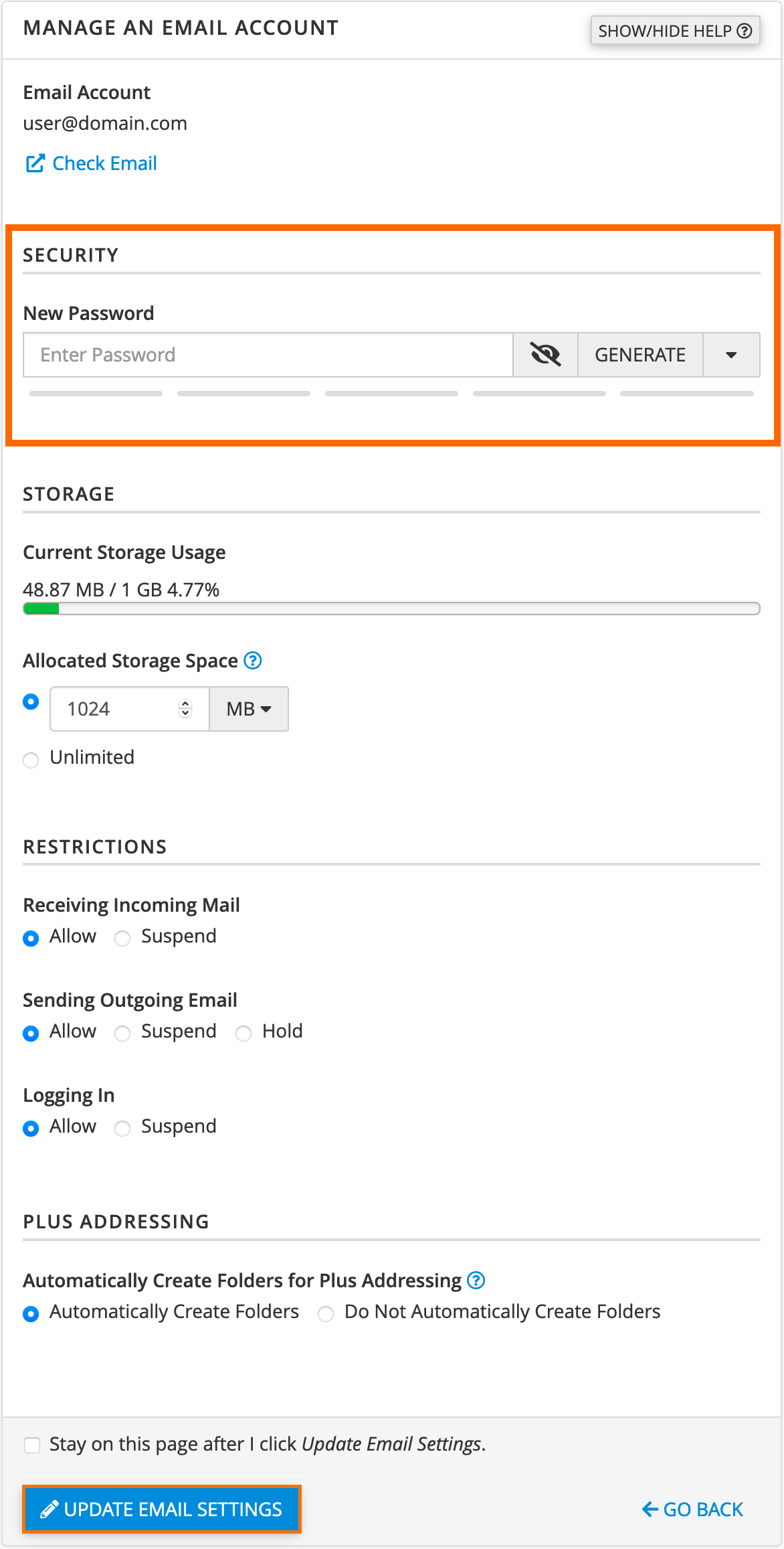 How to change the password of an email account? – Heberjahiz