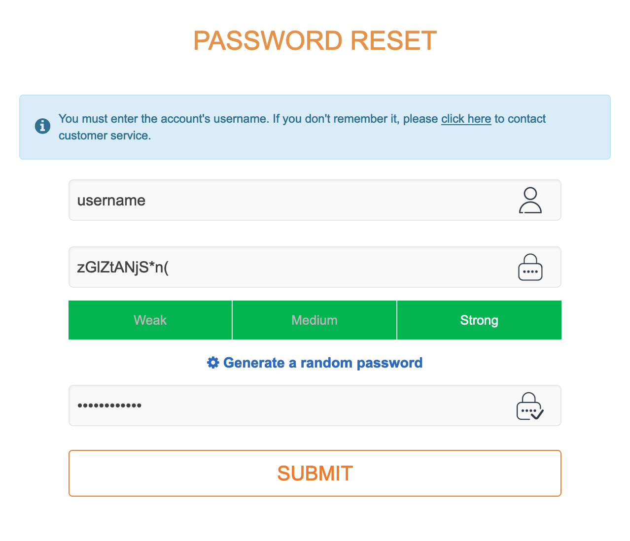 How to reset the customer area password? – Heberjahiz